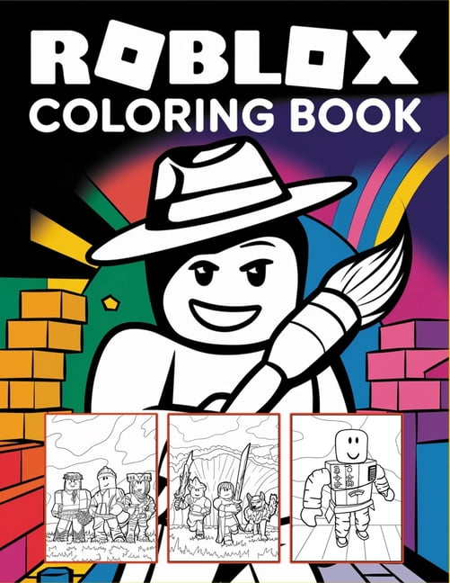 Roblox Coloring Book: The Ultimate Roblox Character Collection Coloring ...
