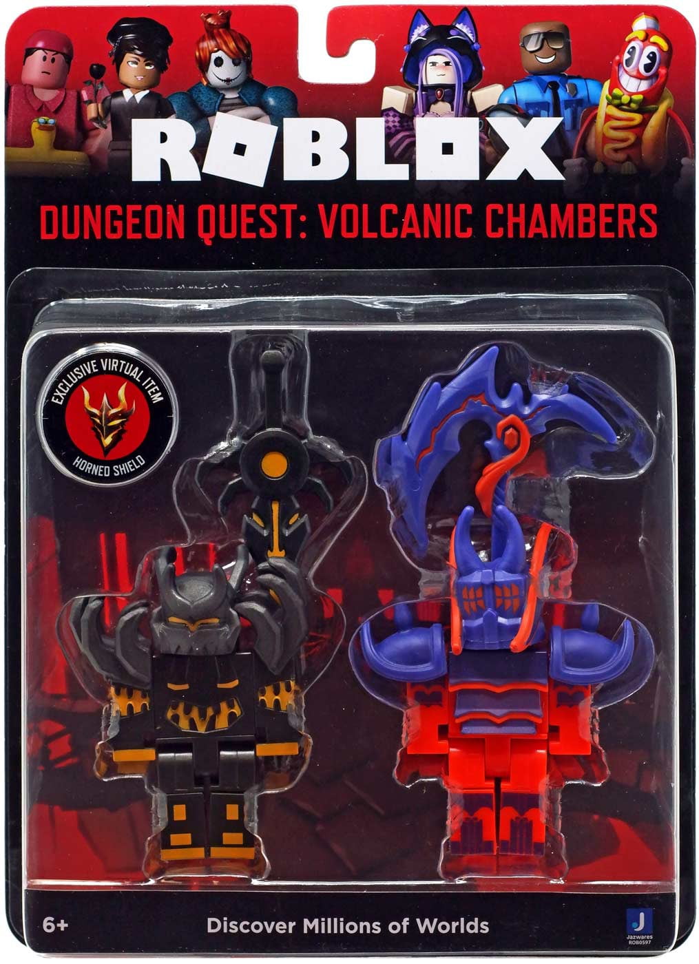 Roblox Dungeon Quest: Volcanic Chambers Action Figure 2-Pack - Walmart ...