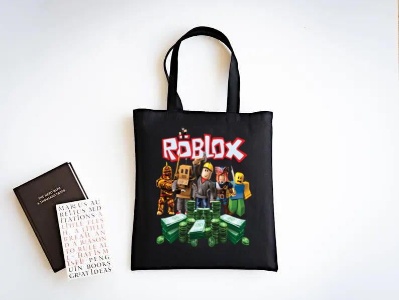 Roblox Gaming Graphic Fun Gamer Player Mode Online Fan Style Tote Bag ...