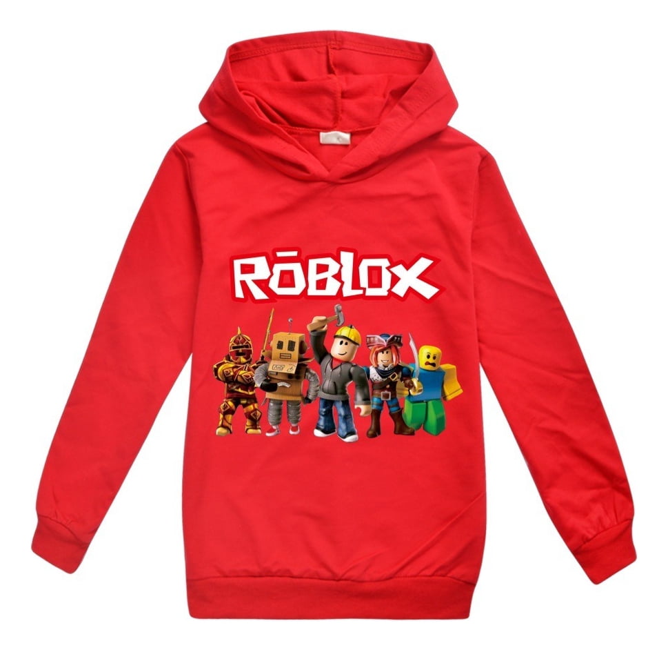 Roblox Gaming Kids Hoodie for Boys Girls Pullover Hooded Sweatshirt ...