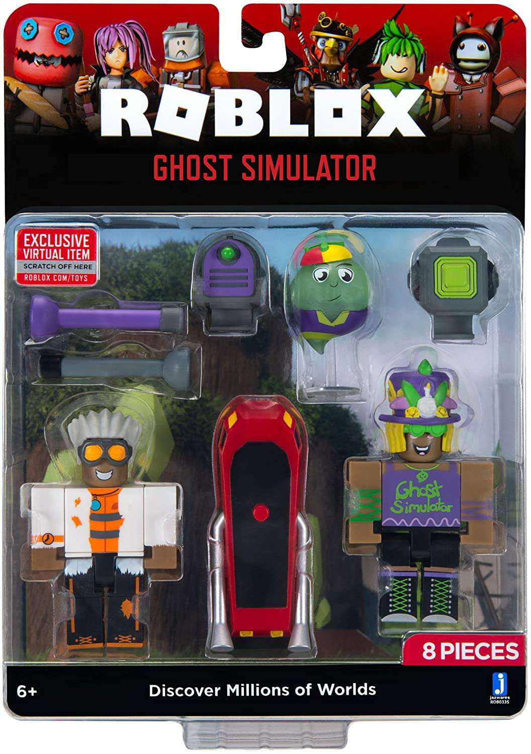 Free Shipping! Roblox Ghost Simulator Action Figure 2-Pack - Walmart.com