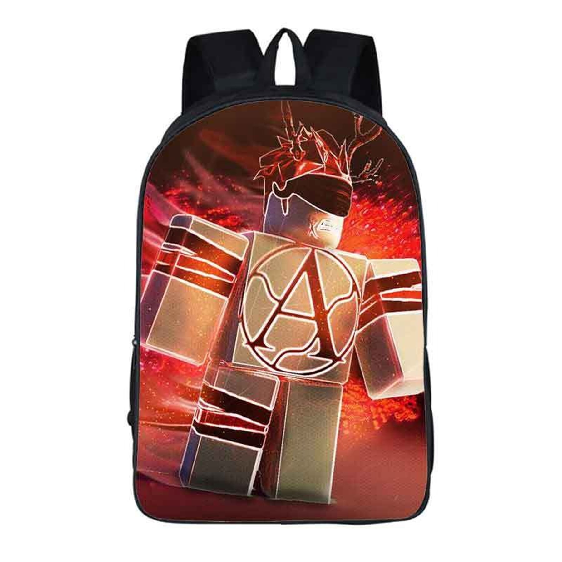 Roblox Graphic Backpack Student Back to School Canvas Bookbag ...
