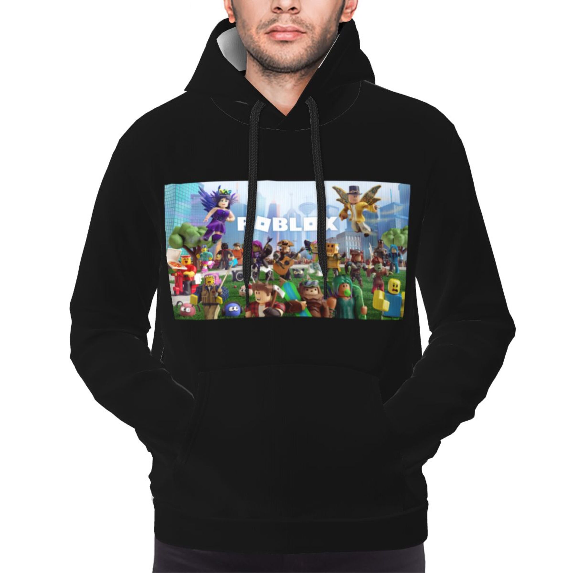 Roblox Hoodie Game Hoodie Casual Roblox Hooded Long Sleeve Sweatshirt ...
