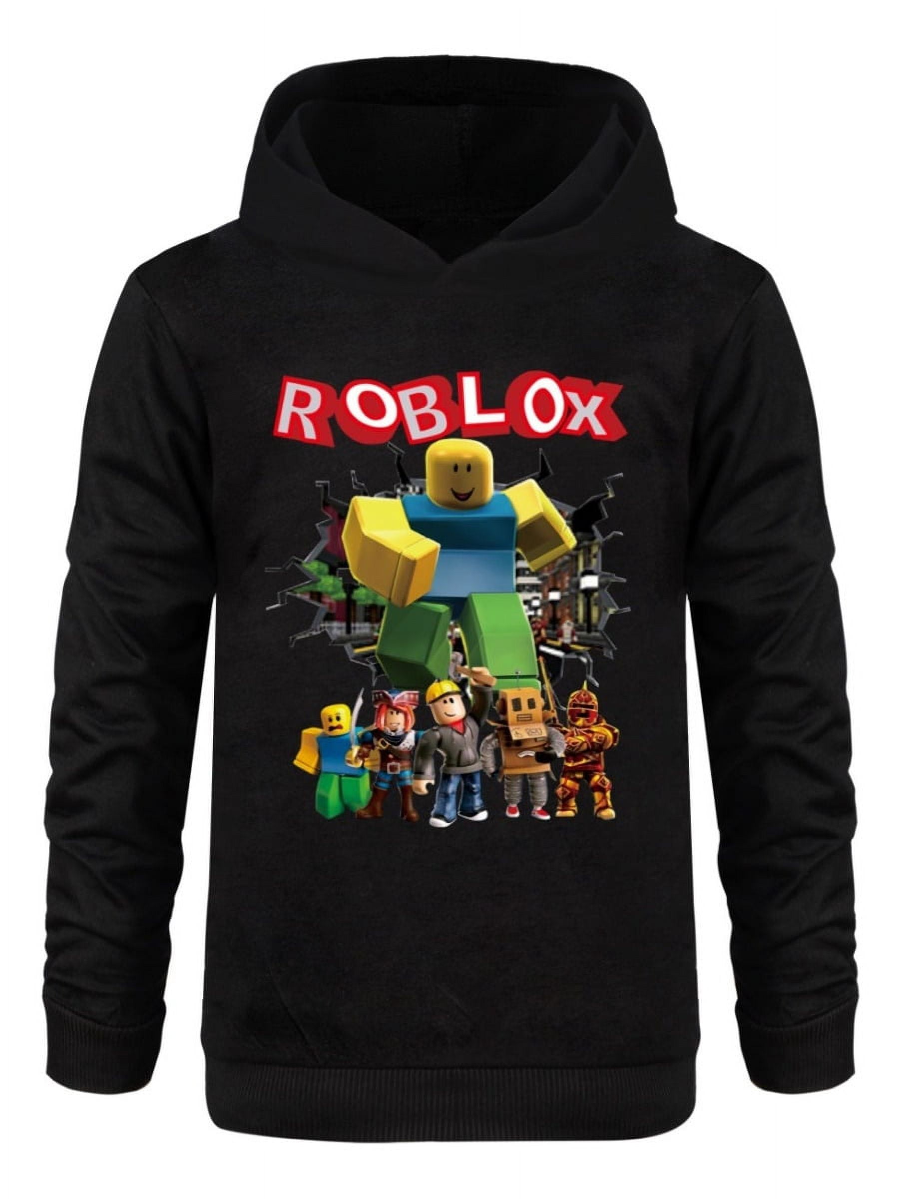 Roblox Kids Cotton Hoodie Sweatshirt - Casual Long Sleeve Pullover ...
