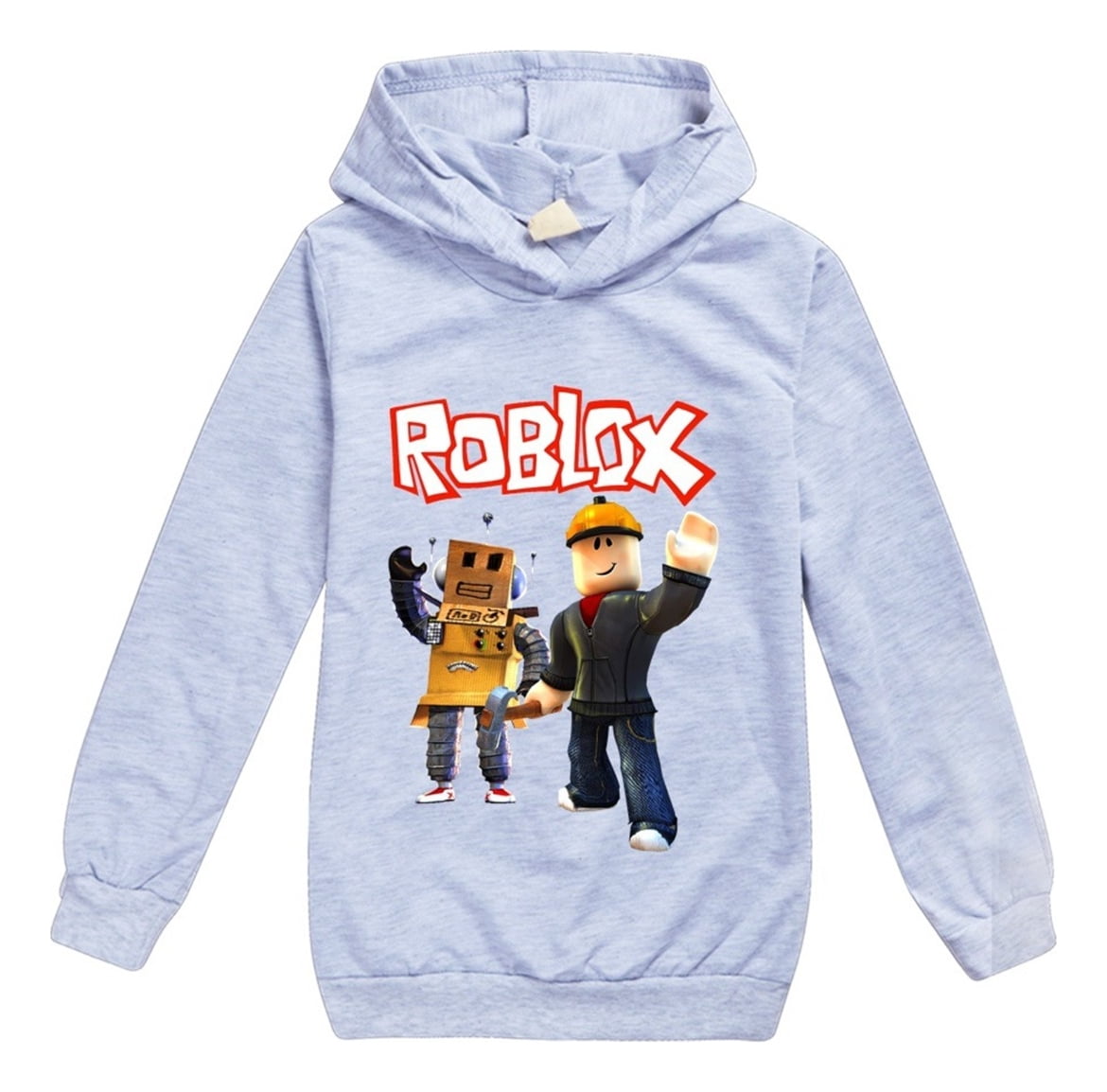 Roblox Kids Cartoon Animated Hoodie Sweatshirt Pullover Casual Cotton ...