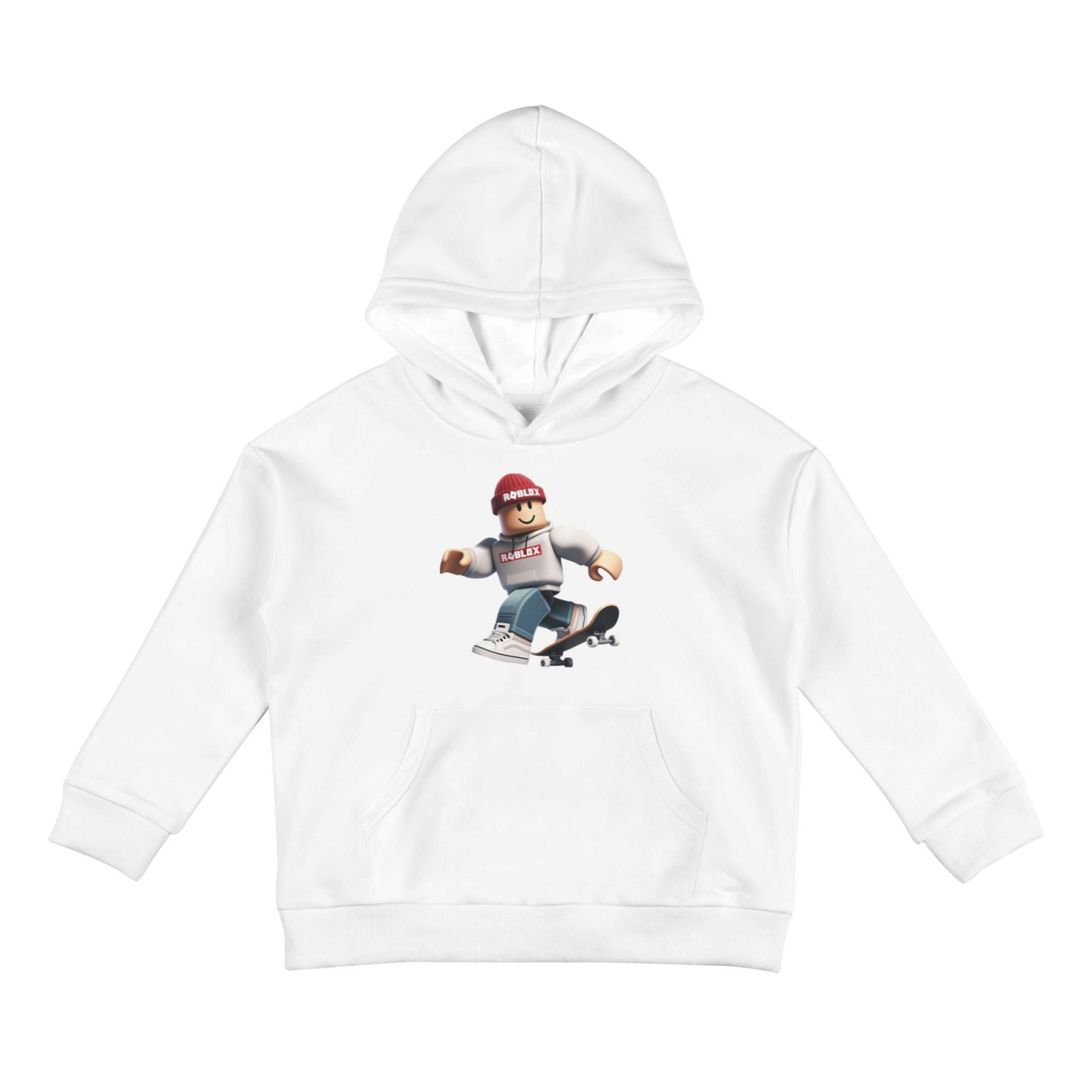 Roblox Kids Cotton Hoodies Boys Sweatshirts Kids Solid Color 3d Printed ...