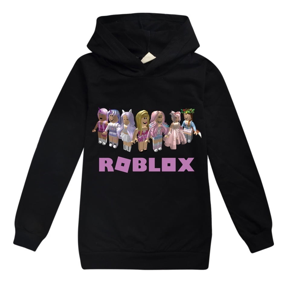 Roblox Kids Hoodie Casual Cotton Long Sleeve Cartoon Character Hooded ...