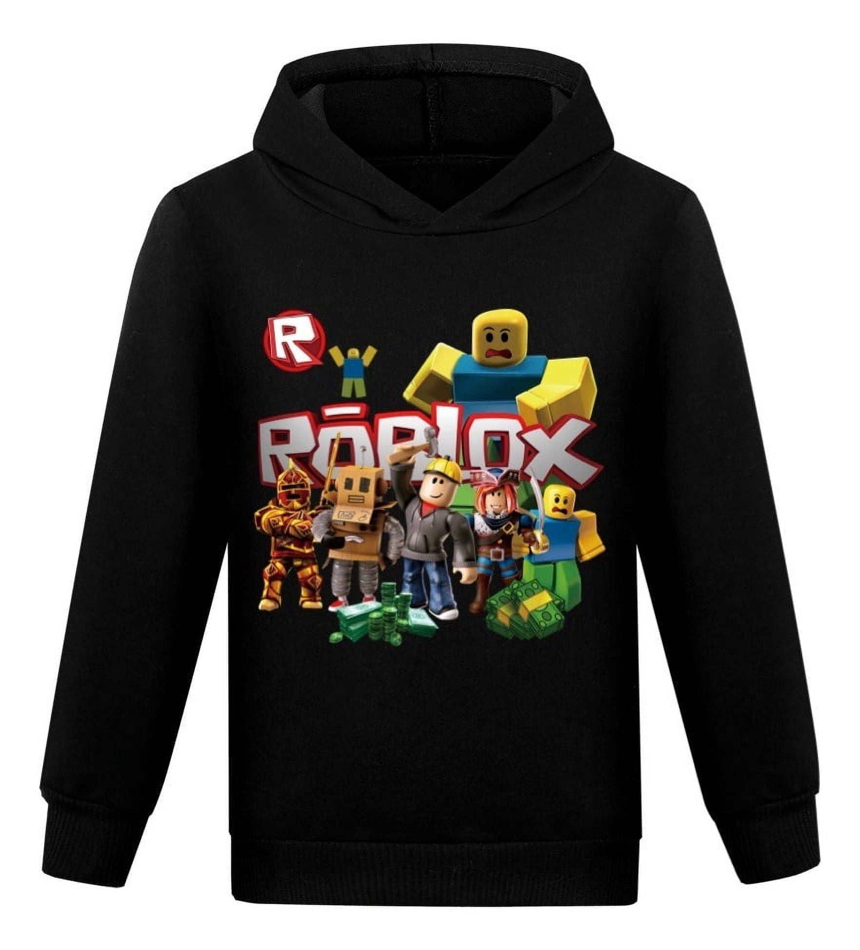 Roblox Kids Hoodie Sweatshirt Cotton Long Sleeve Pullover Shirt ...