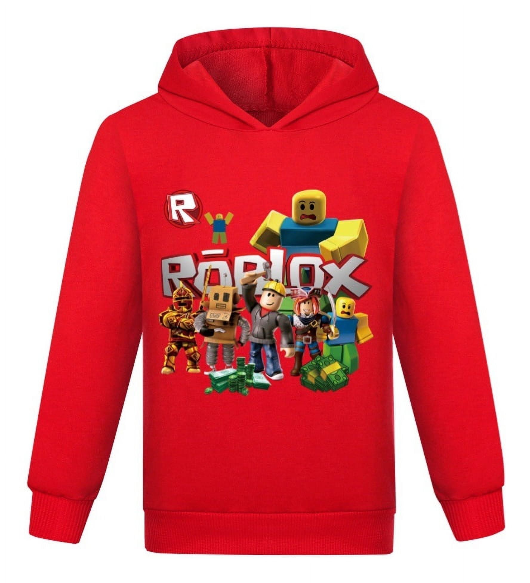 Roblox Kids Hoodie Sweatshirt Cotton Long Sleeve Pullover Shirt ...