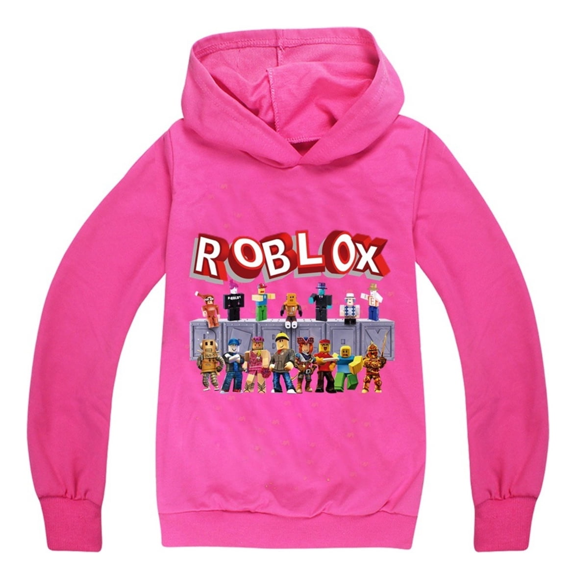 Roblox Kids Hoodie Sweatshirt Pullover 100% Cotton Long Sleeve Hooded ...