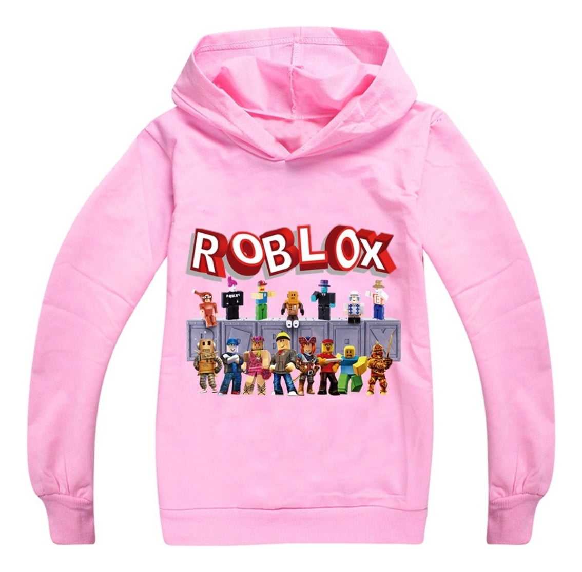 Roblox Kids Hoodie Sweatshirt Pullover 100% Cotton Long Sleeve Hooded ...
