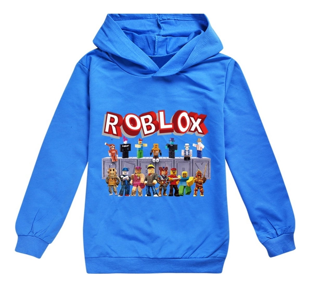 Roblox Kids Hoodie Sweatshirt Pullover 100% Cotton Long Sleeve Hooded ...