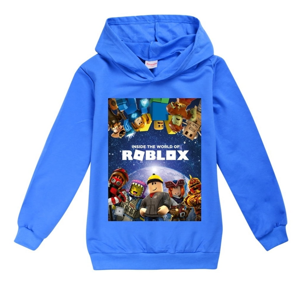 Roblox Kids Hoodie for Boys Girls Pullover Hooded Sweatshirt Casual ...
