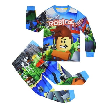 Tuff Guys Boys' Pajama Set - 4 Piece Sleep Shirt and Lounge Pants ...