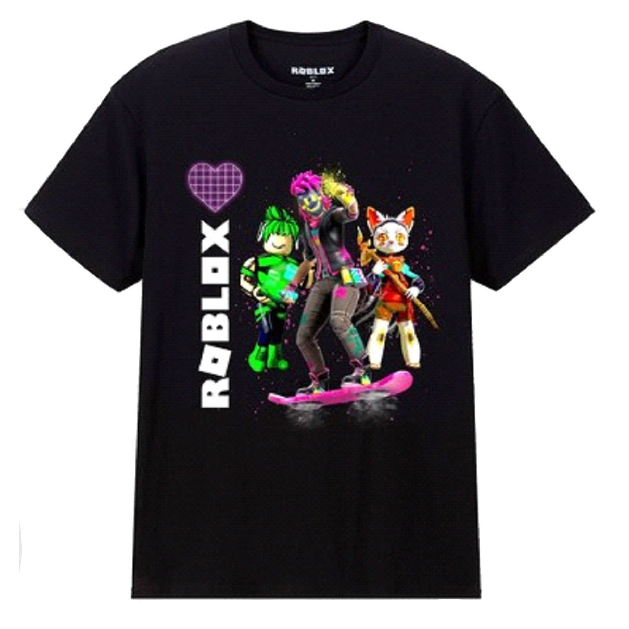 Roblox Little Girl's Short Sleeve Hoverboard Graphic Print T-Shirt Size ...