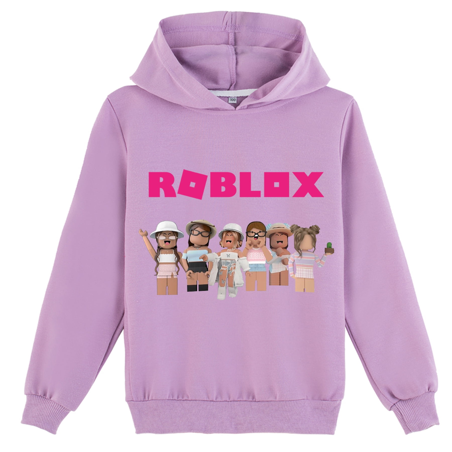 Roblox Long Sleeve Sweatshirts with Hood Comfy Lighweight Hoodies ...