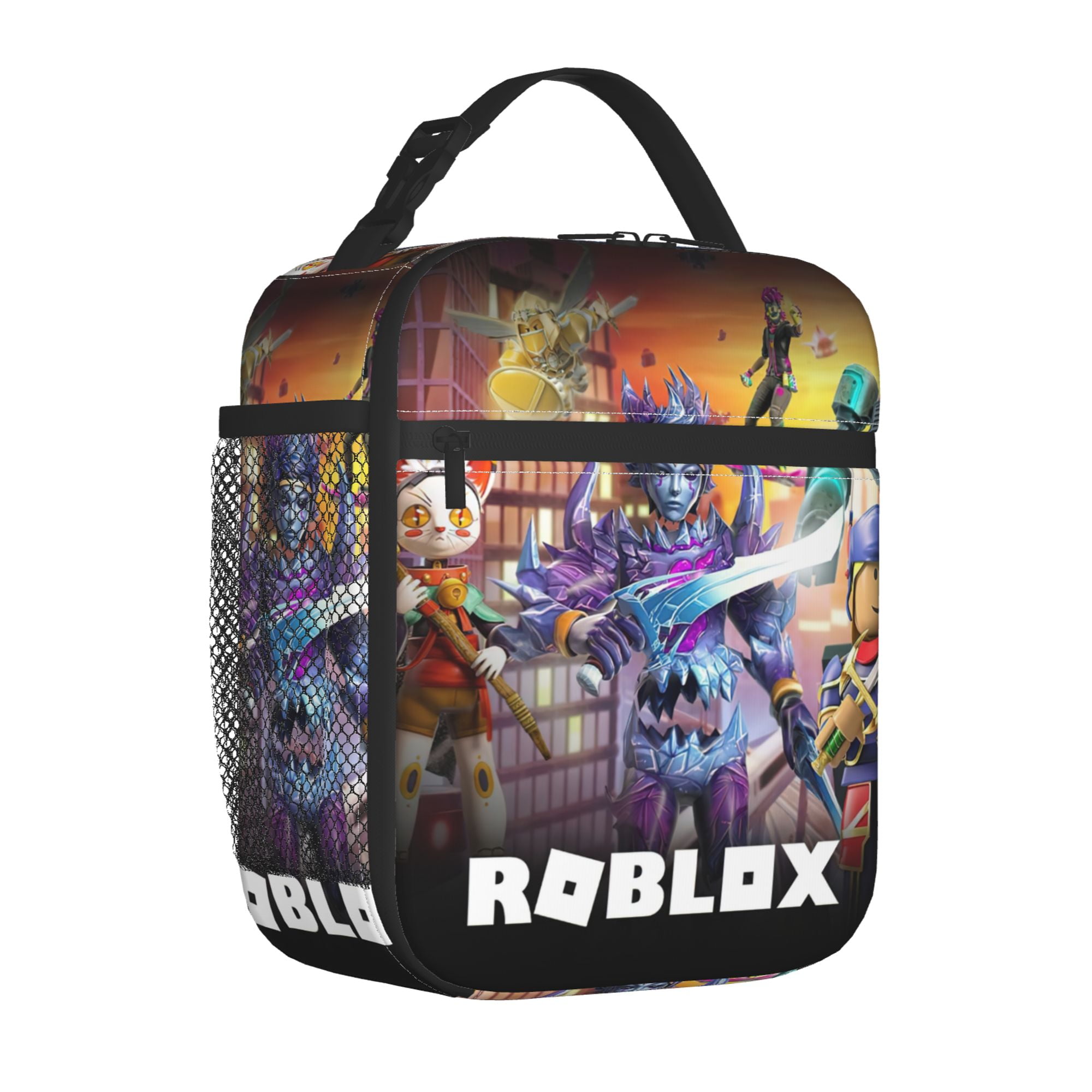 Roblox Lunch Bag For Women Men,Reusable Insulated Lunch Box, Adjustable ...