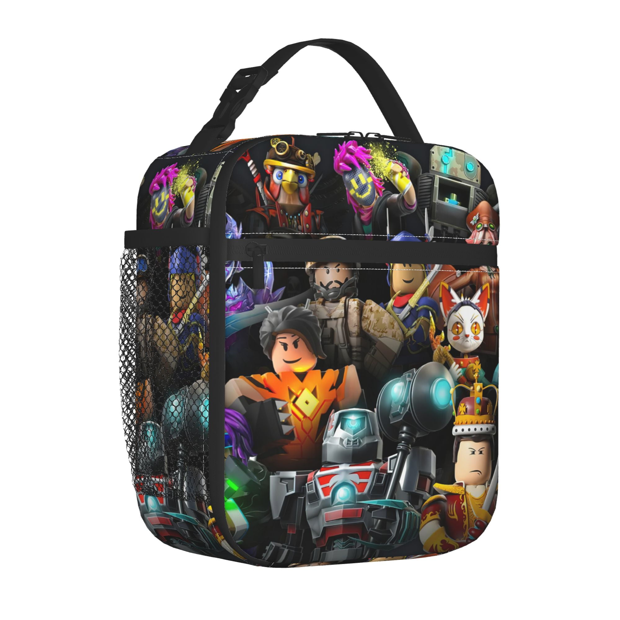 Roblox Lunch Bag For Women Men,Reusable Insulated Lunch Box, Adjustable ...