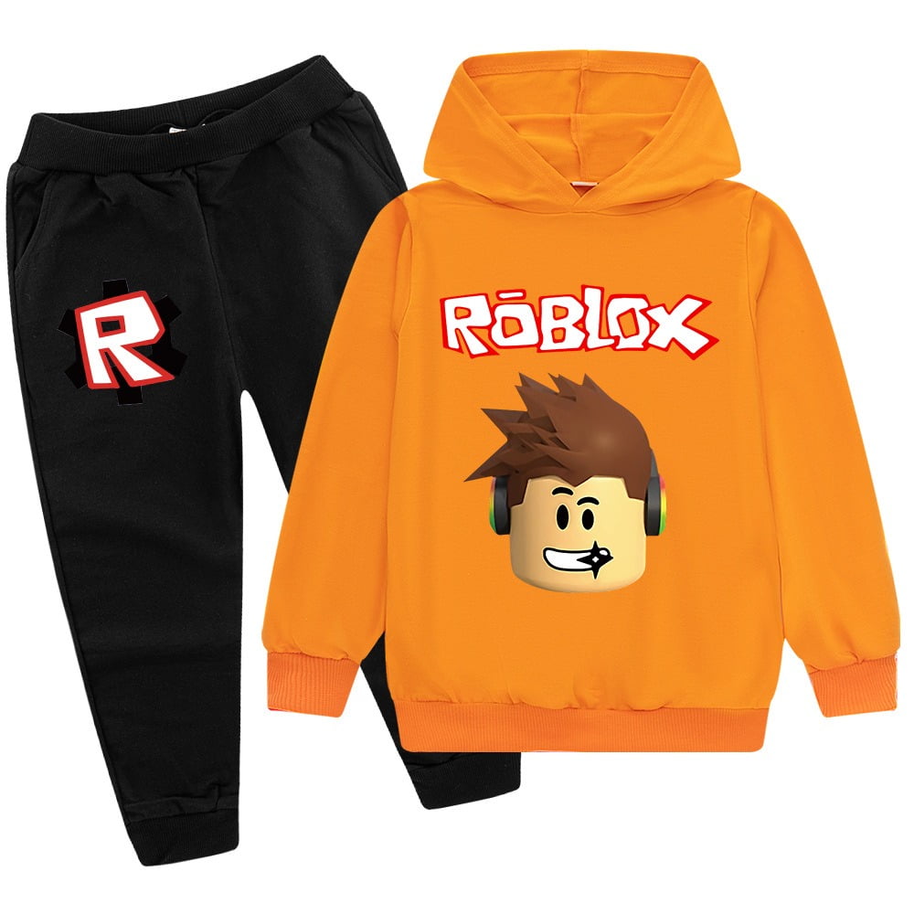 Roblox Outfit Set- Youth Tracksuit Hoodie Sweatpants Set 2 Piece ...