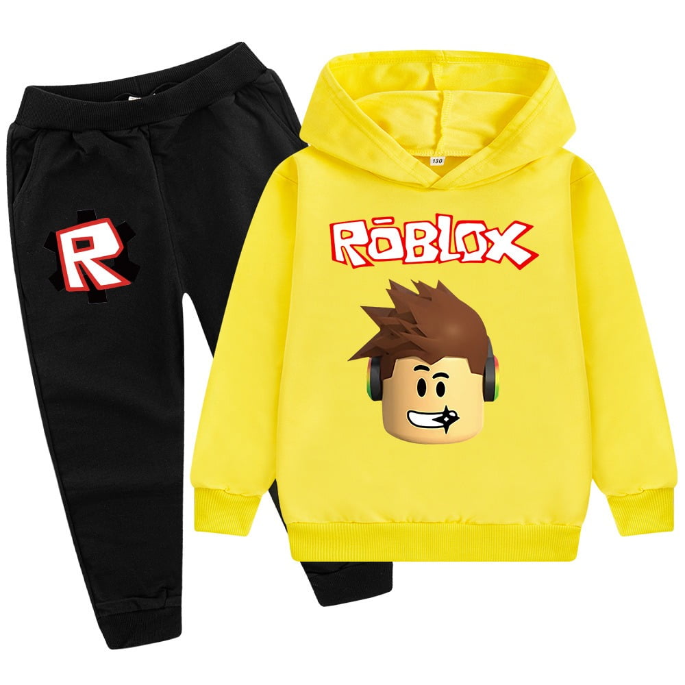Roblox Outfit Set- Youth Tracksuit Hoodie Sweatpants Set 2 Piece ...