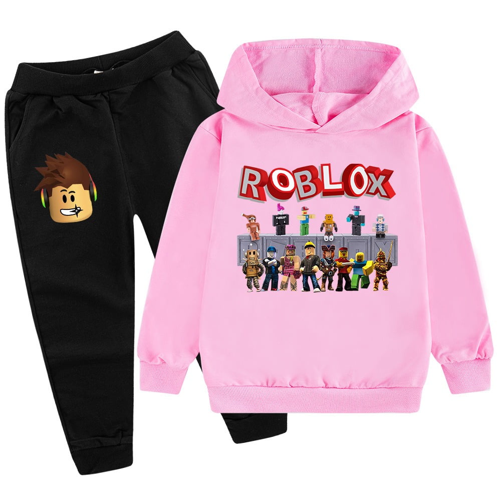 Roblox Outfit Set- Youth Tracksuit Hoodie Sweatpants Set 2 Piece ...