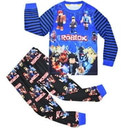 oblox Kids Pajamas Set Boys Girls Long Sleeve Shirt Pants Sleepwear ...