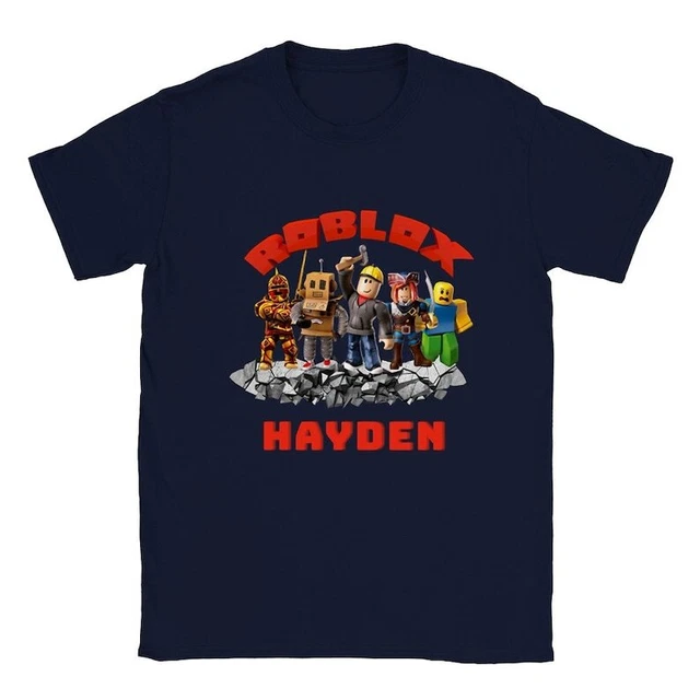 Roblox Player, Personalised Roblox T-shirt, Personalised Tee, Kids ...