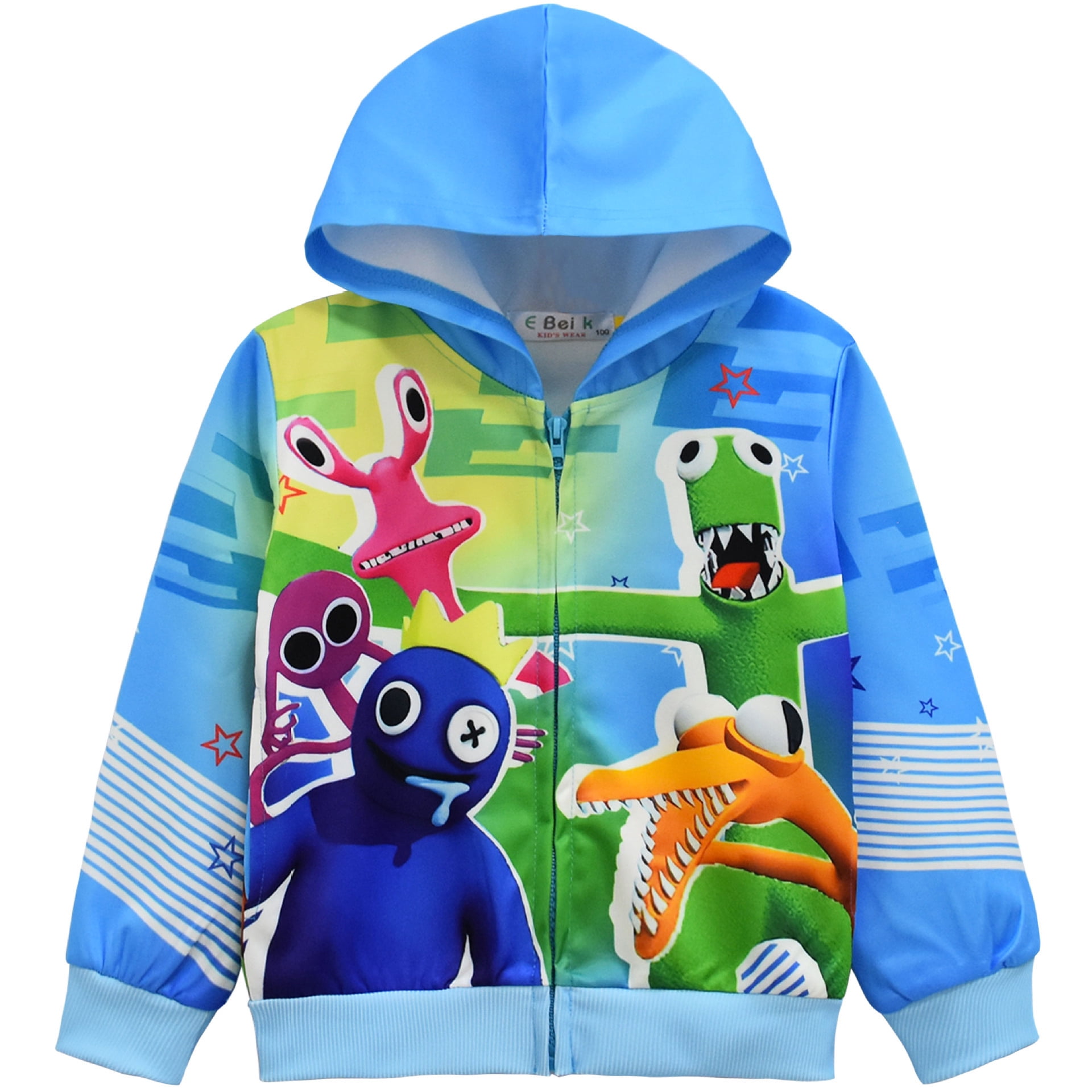 Roblox Rainbow Friends Zip Hooded Jacket, Jacket Sweater - Walmart.com