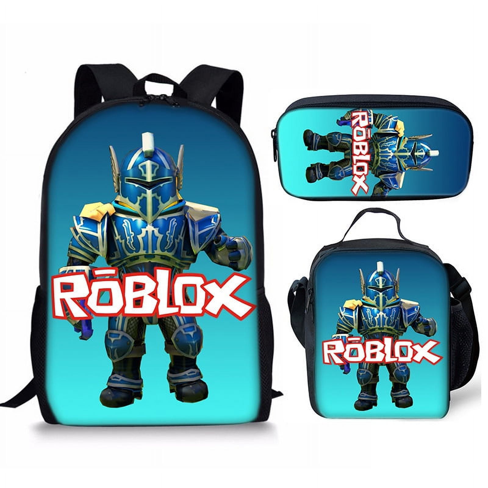 Roblox School Bag Student Backpack fashion Trendy Backpack Three-piece ...