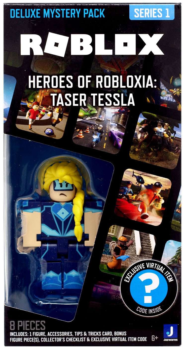 Roblox Series 1 Heroes of Robloxia: Taser Tessla 3-Inch Deluxe Mystery ...