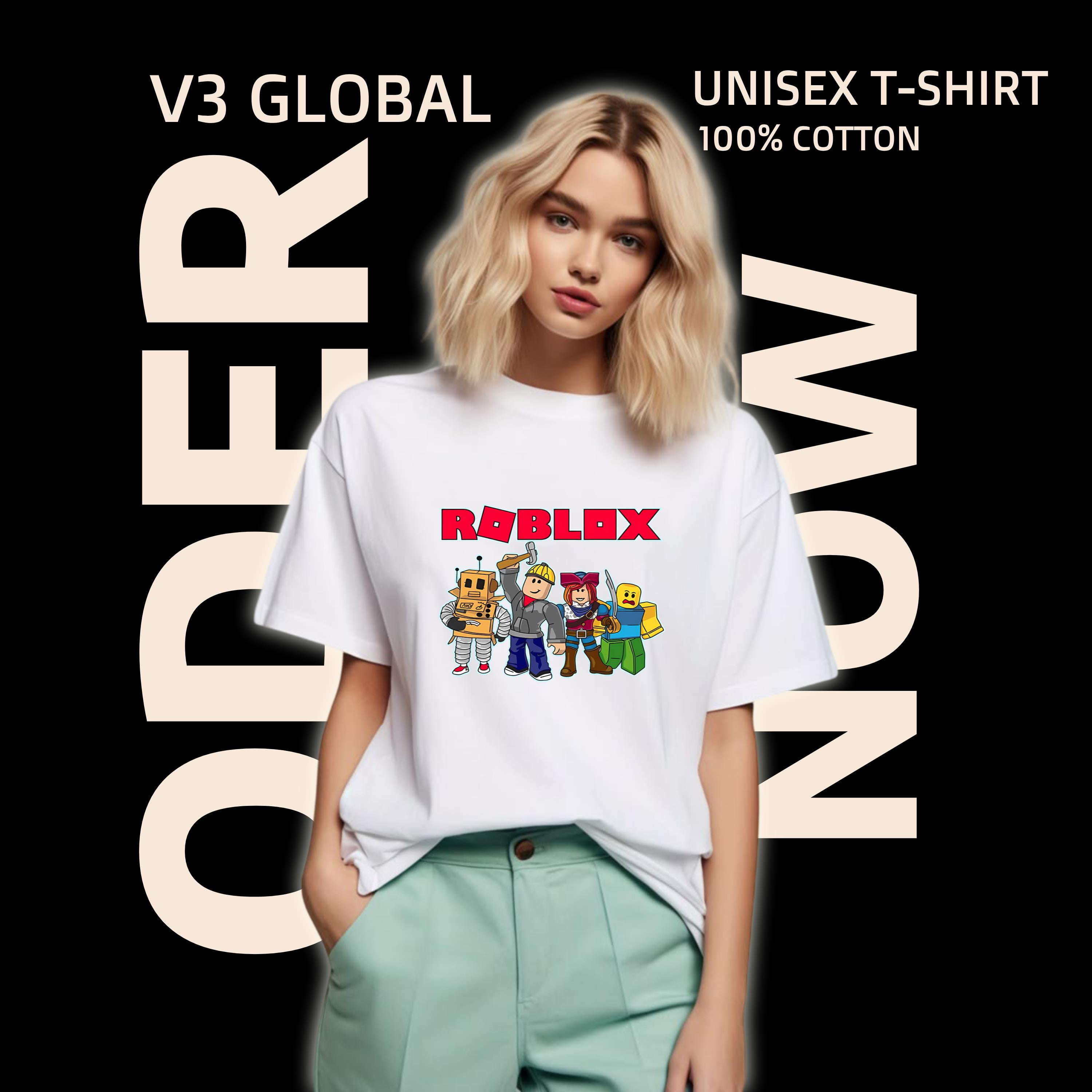 Roblox Squad TT T-Shirt, for men & women, up to size 5XL. - Walmart.com
