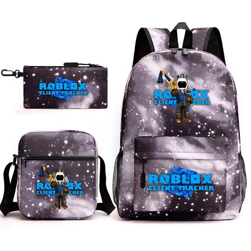 Roblox Starry Sky Backpack Large Capacity Student School Bag Three ...