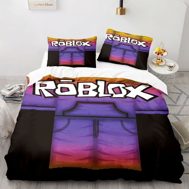 Roblox Superfiber Bed 3-piece 3D Printed Duvet Cover With Pillowcase ...