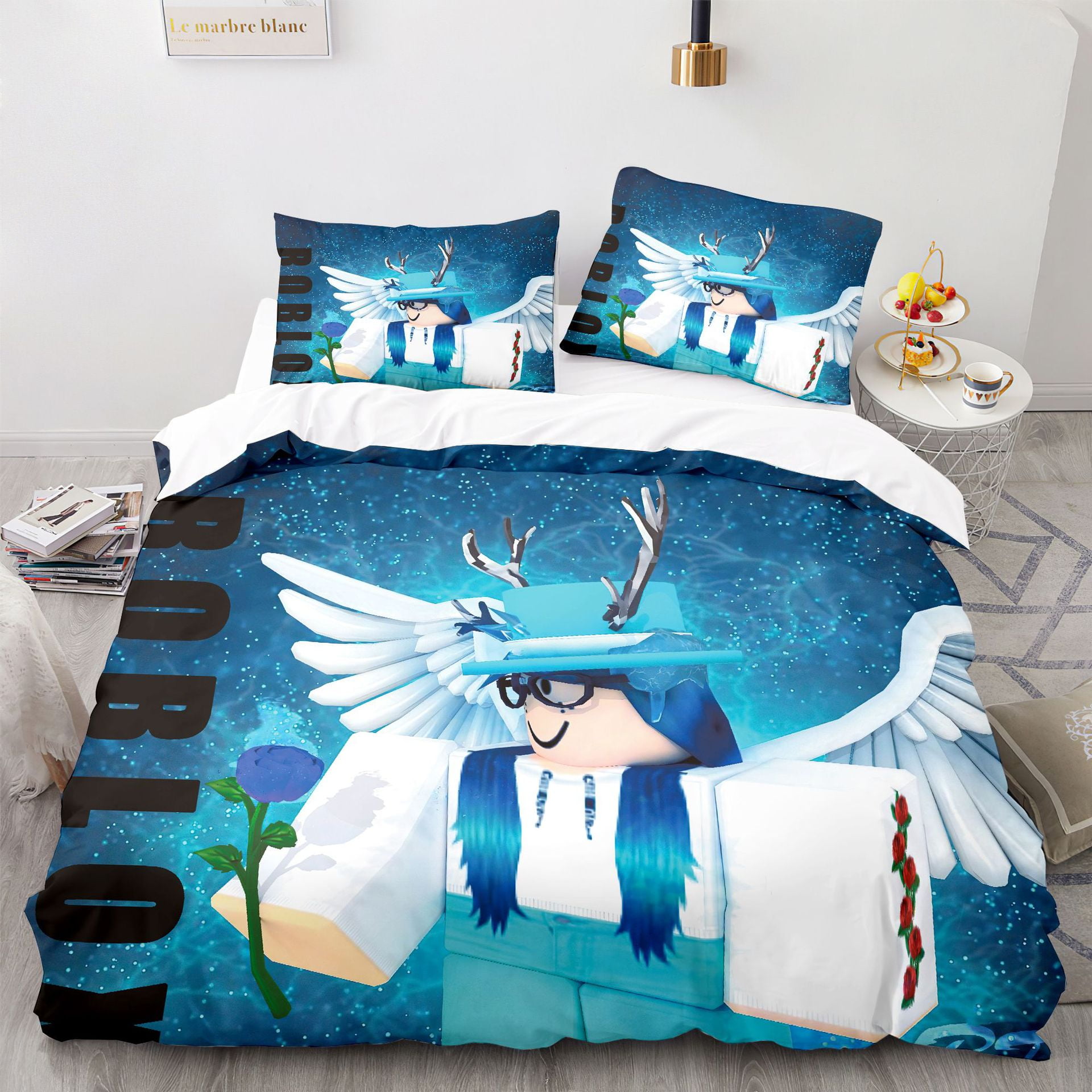 Roblox Superfiber Bed 3-piece 3D Printed Duvet Cover With Pillowcase ...