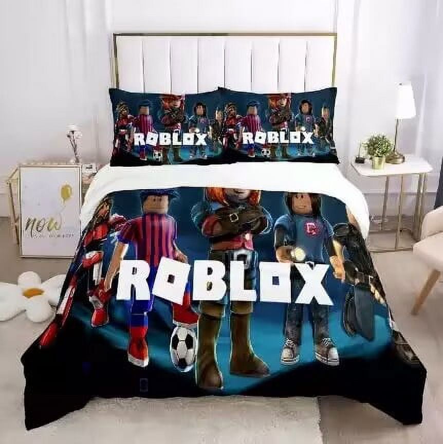Roblox Superfiber Bed 3-piece 3D Printed Duvet Cover With Pillowcase ...