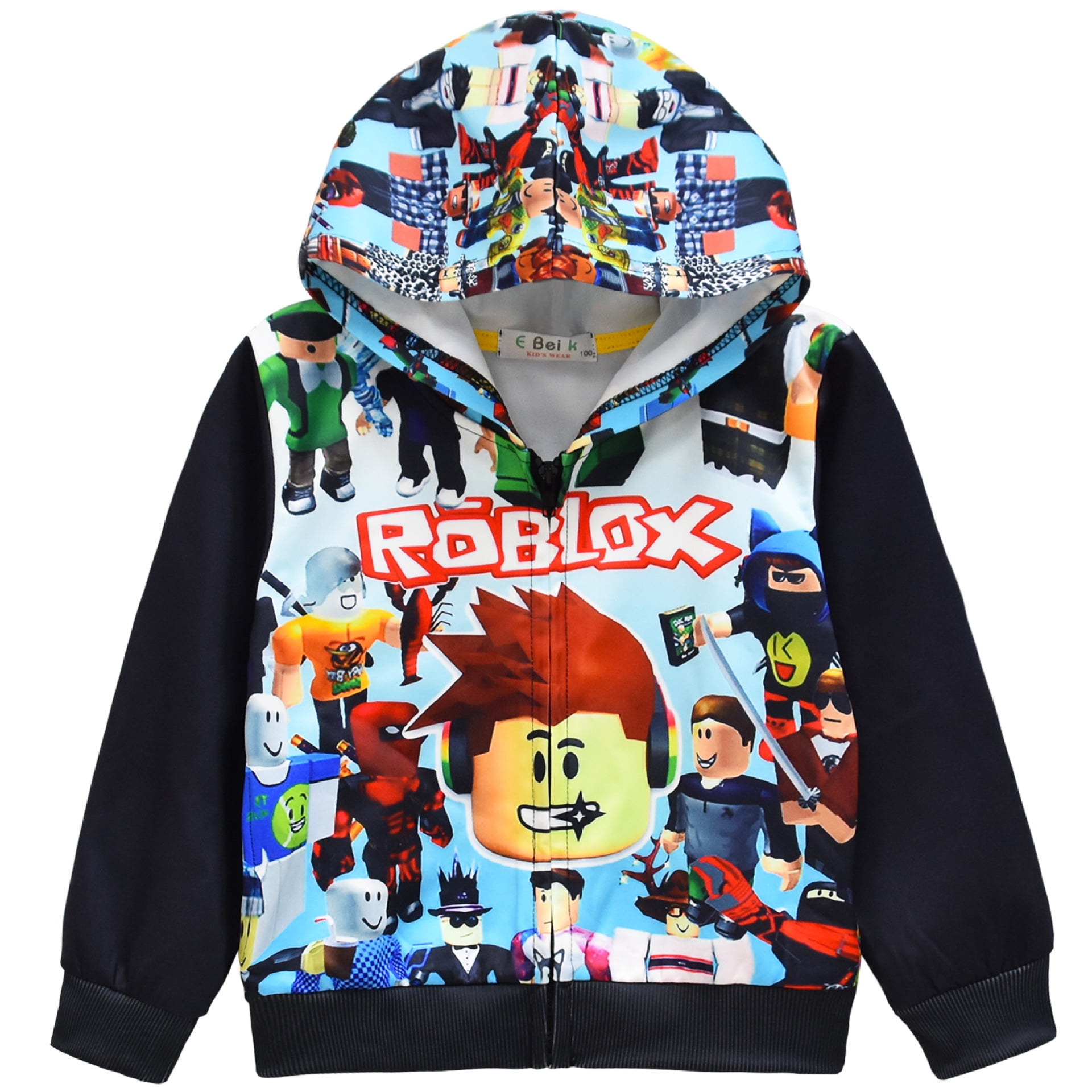 Roblox Teen Jacket, Zipper Hooded Cardigan, Jacket - Walmart.com