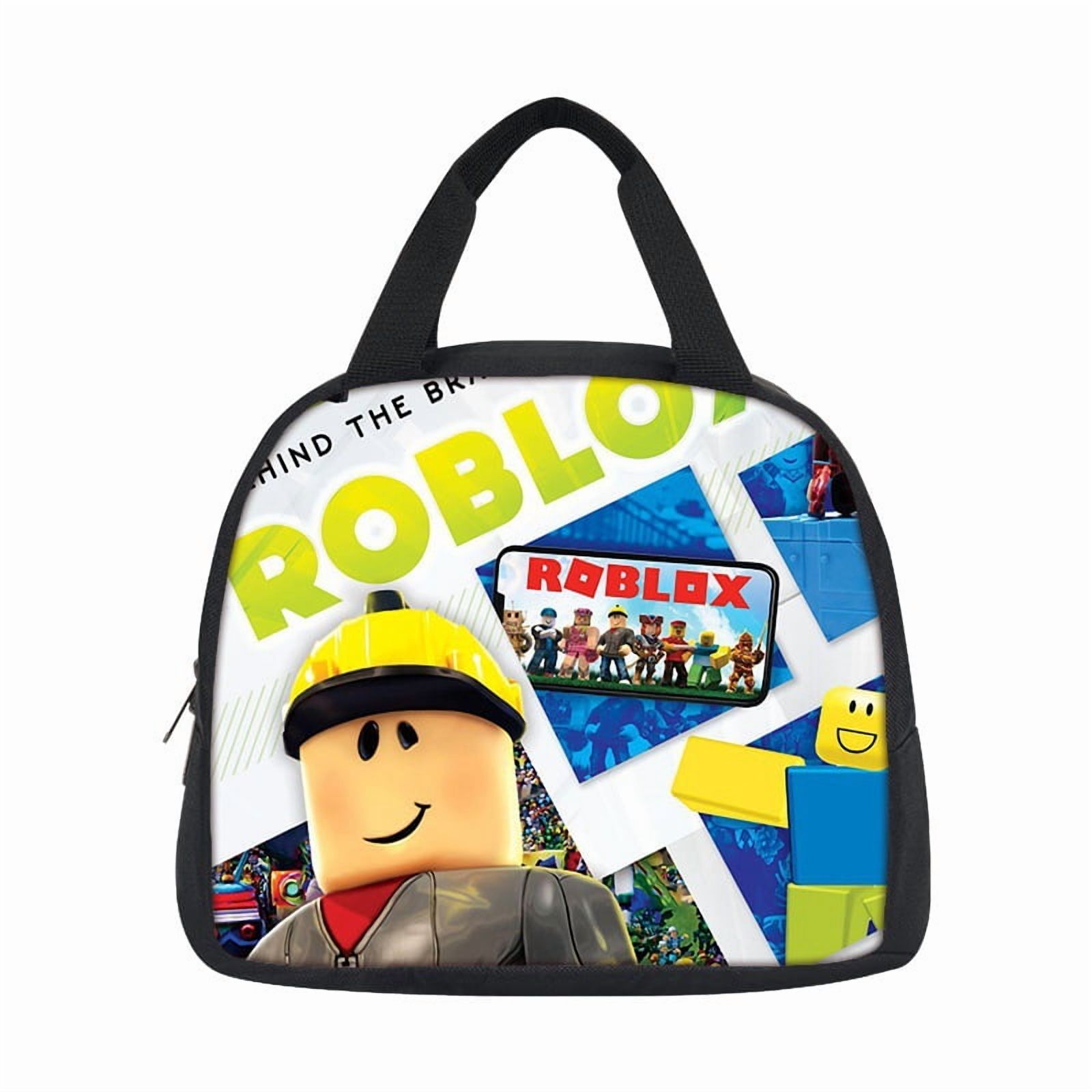 Roblox Themed Lunch Bag, Reusable Insulated Lunch Box Refrigerator Tote ...