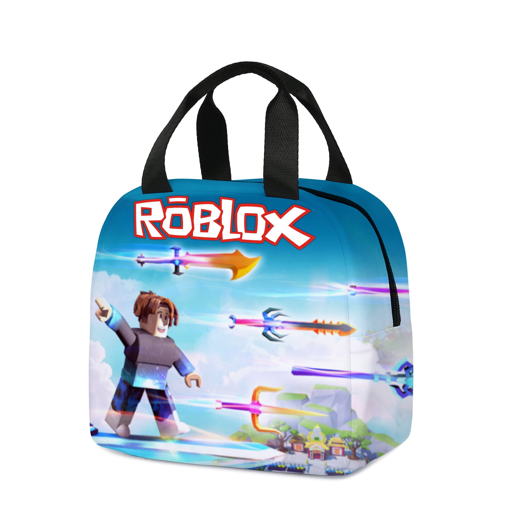 Roblox Themed Lunch Bag, Reusable Insulated Lunch Box Refrigerator Tote ...