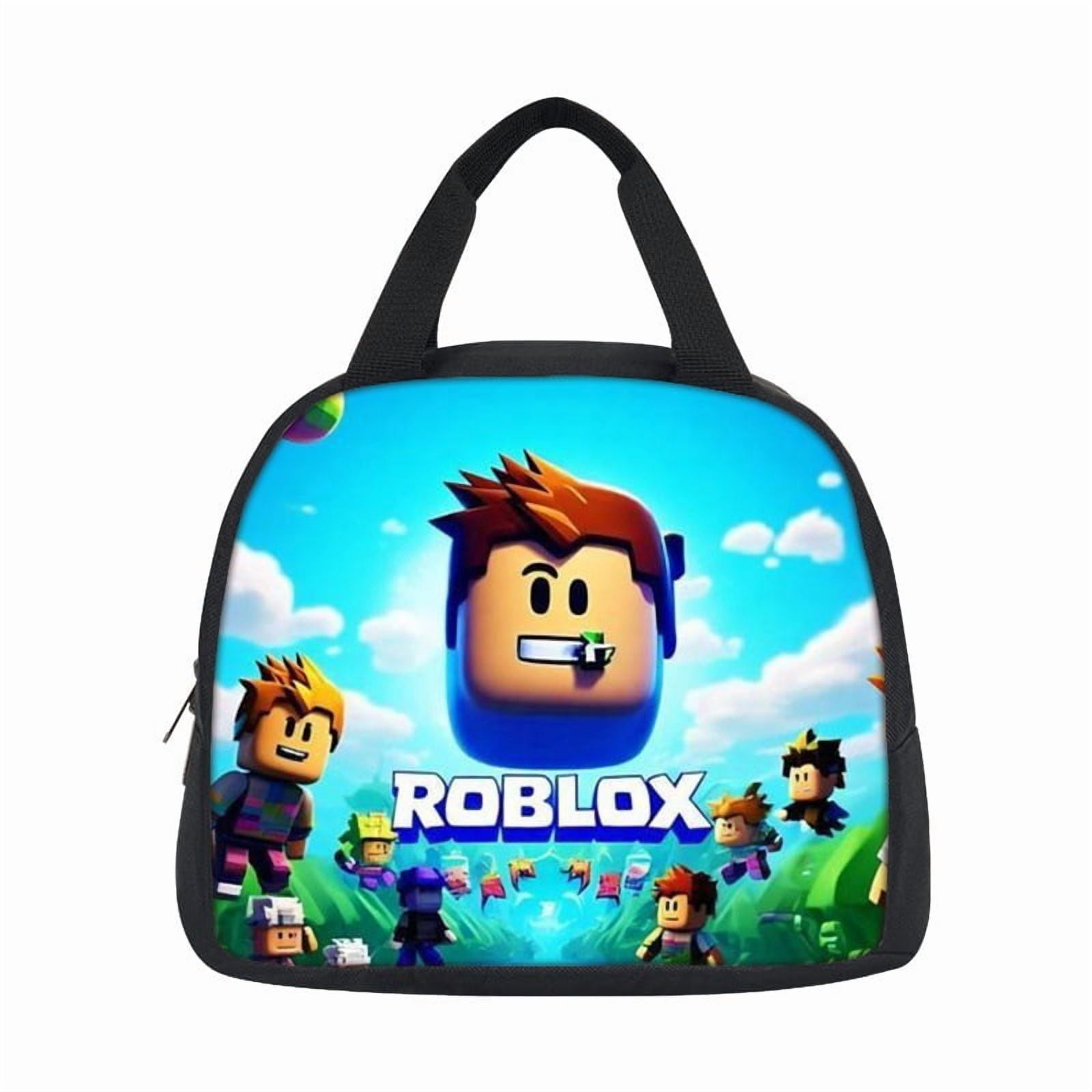 Roblox Themed Lunch Bag, Reusable Insulated Lunch Box Refrigerator Tote ...