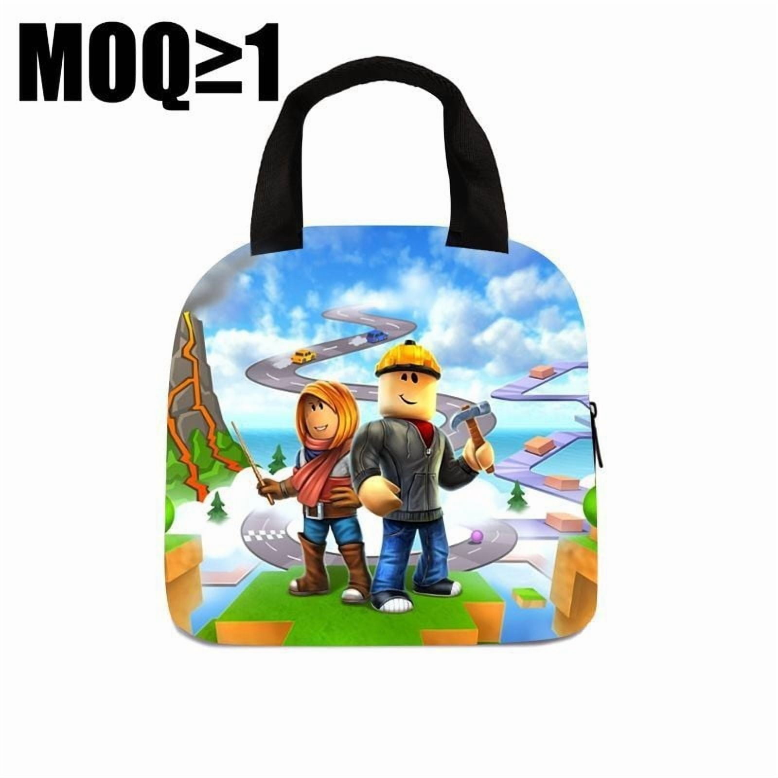 Roblox Themed Lunch Bag, Reusable Insulated Lunch Box Refrigerator Tote ...