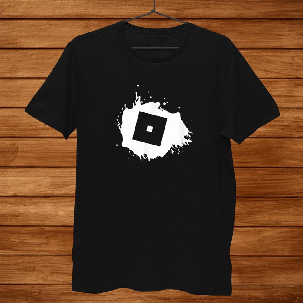 Roblox Tilt Splash White Shirt Gift Black Unisex T-Shirt - Walmart.com