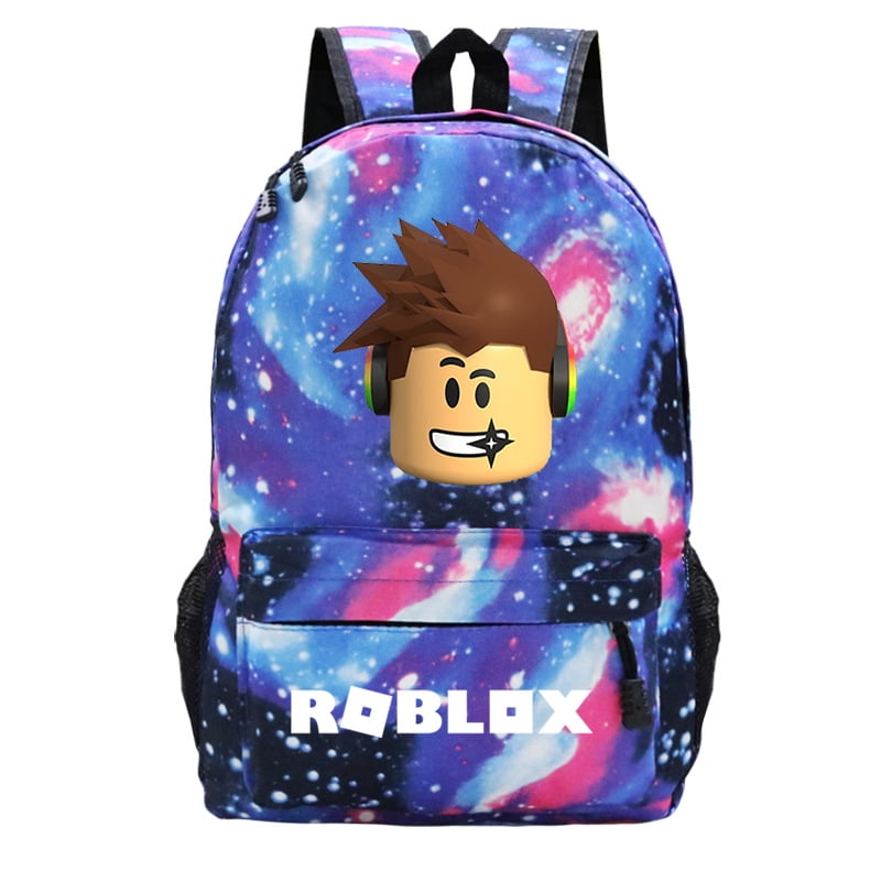 Roblox Unisex Galaxy-Print Polyester Laptop Backpack & Travel Bag ...