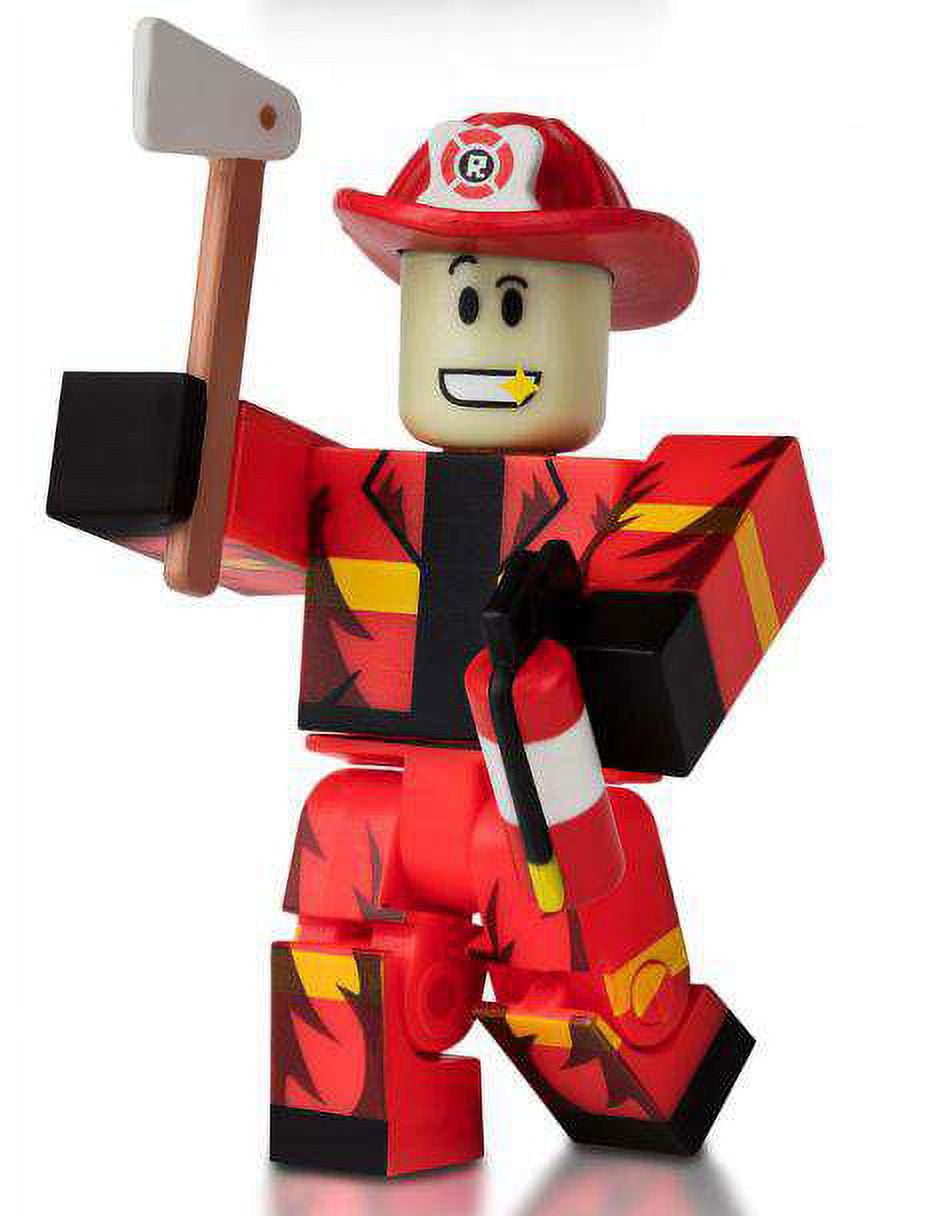 Roblox Westover Fire Dept Minifigure (No Code) (No Packaging) - Walmart.com