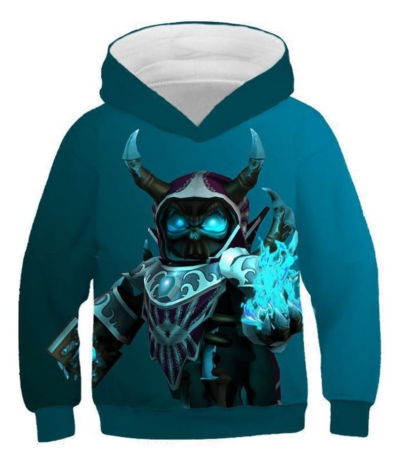 Roblox Winter Warrior Hoodie - Kids 3D Print Pullover - Long Sleeve ...