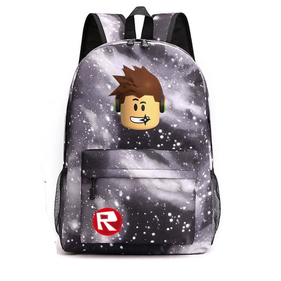 Roblox by Lifemoda Unisex Laptop Backpack Galaxy Print Polyester Travel ...
