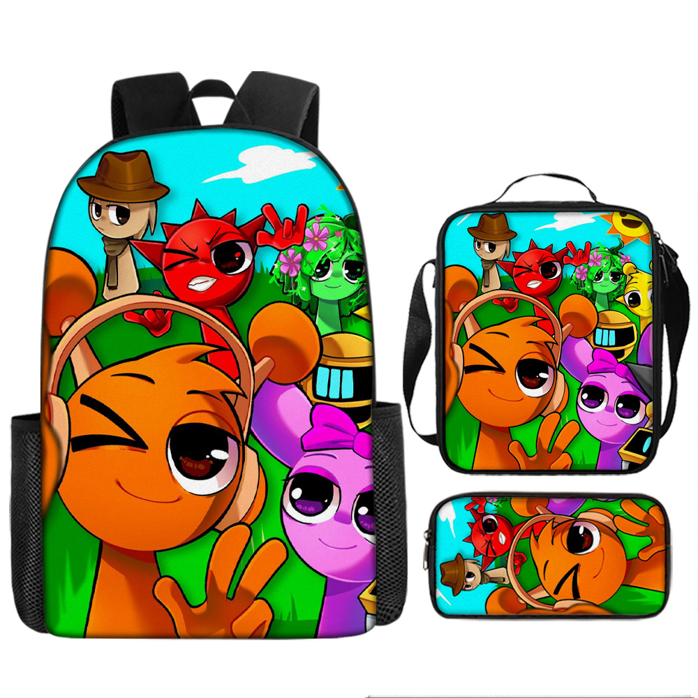 Roblox cute 3D cartoon theme waterproof schoolbag, lightweight travel ...