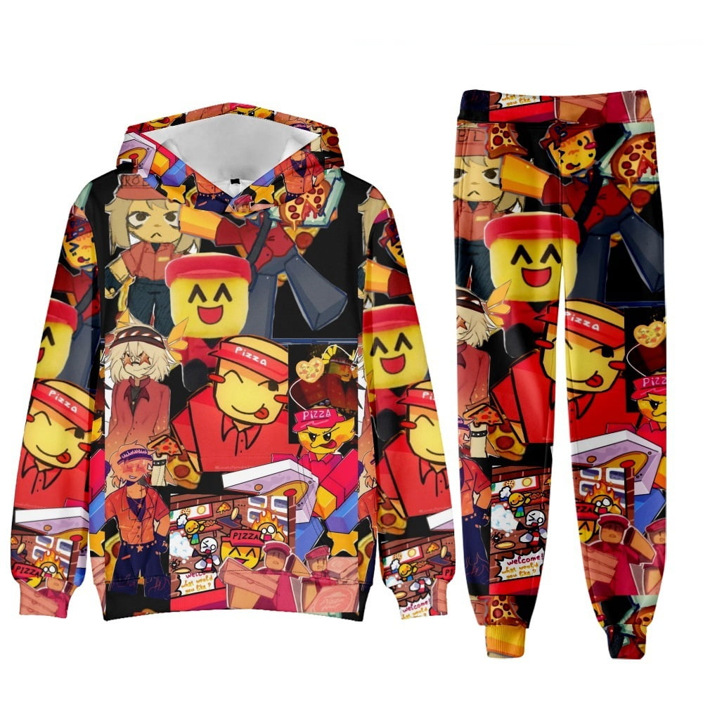 Roblox hooded Forsaken Gubby sweatshirt and sweatpants set - Walmart.com