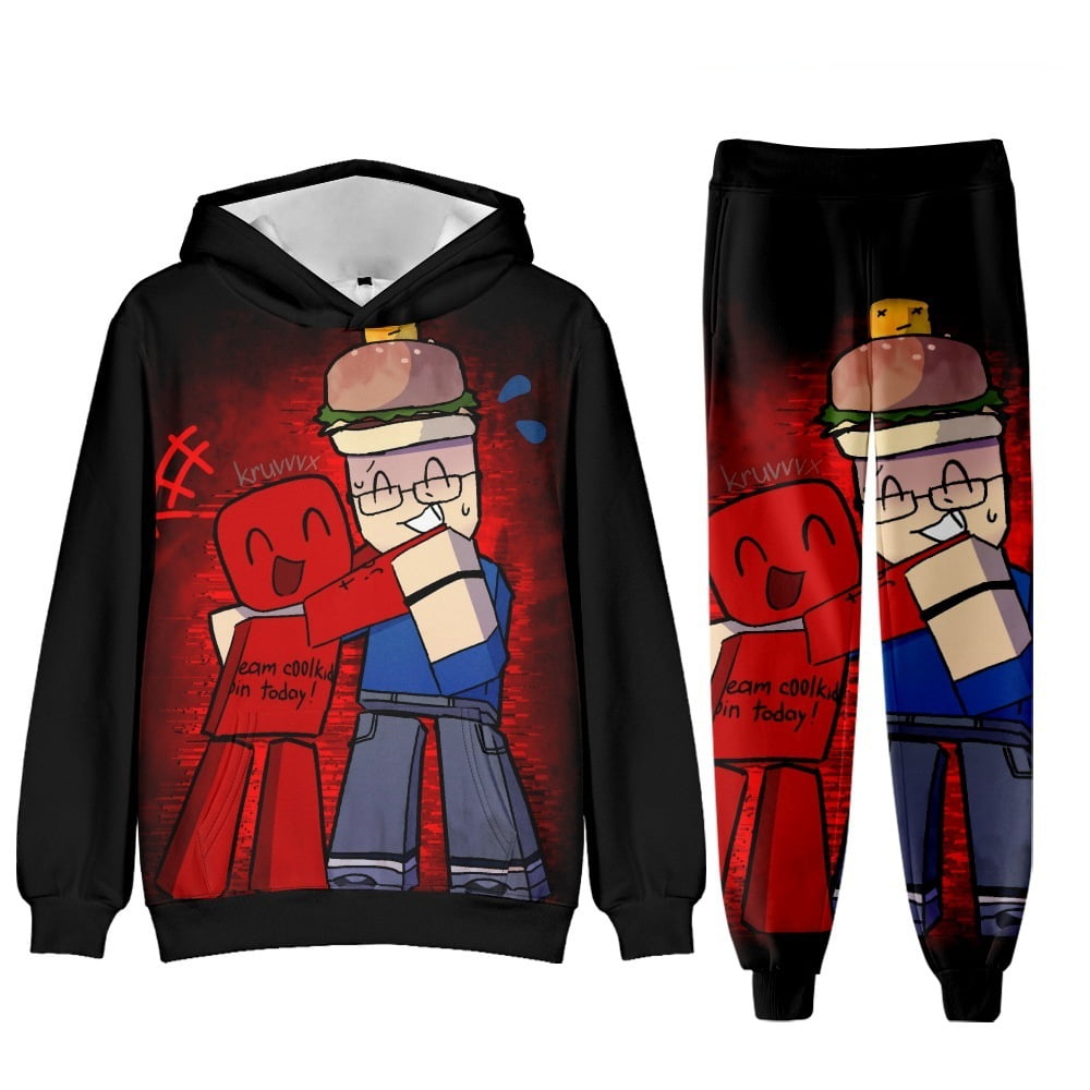 Roblox hooded Forsaken Gubby sweatshirt and sweatpants set - Walmart.com