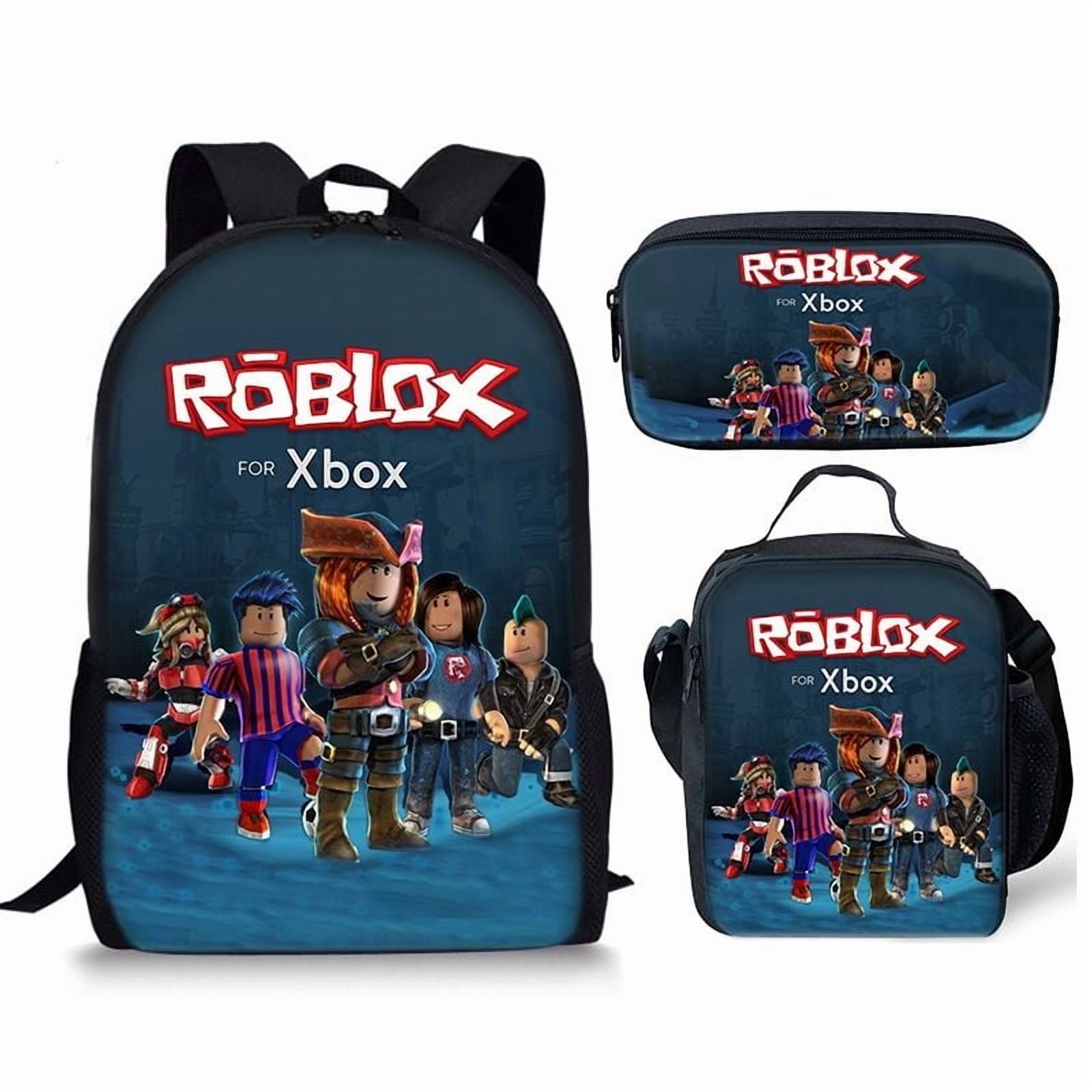 Roblox new 3D backpack, meal bag, pencil case, Roblox printed backpack ...