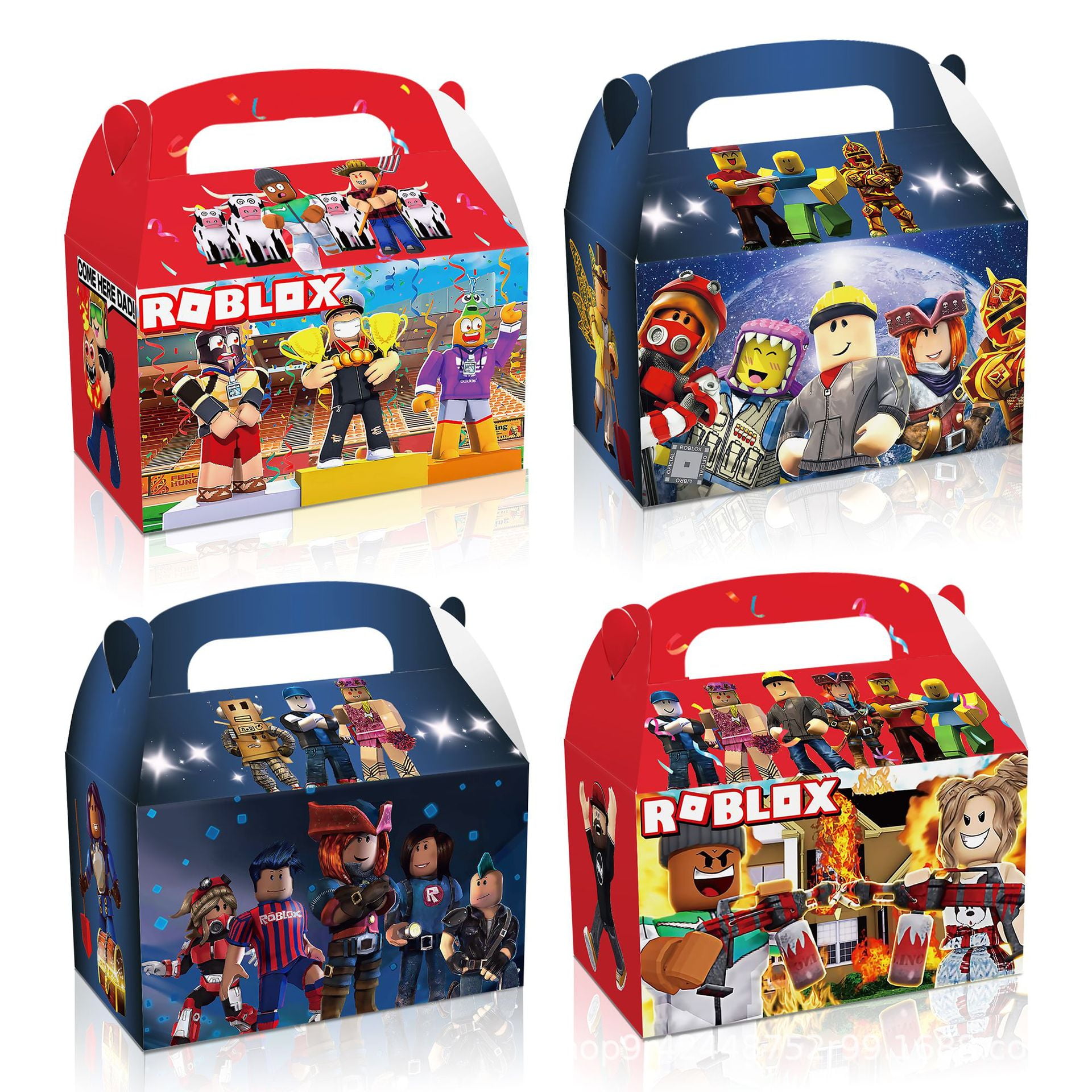 Roblox party favor candy tote paper box paper bag - Walmart.com